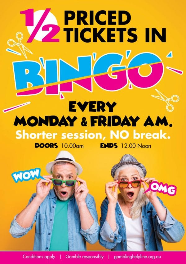 Bingo in Logan - Logan’s Best Bingo Hall | Diggers Services Club